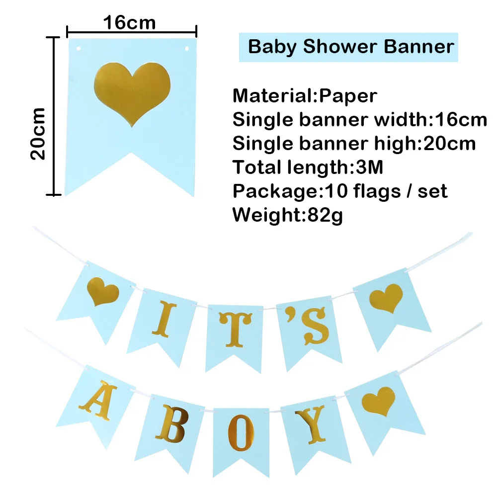 Its A Boy Banner Template