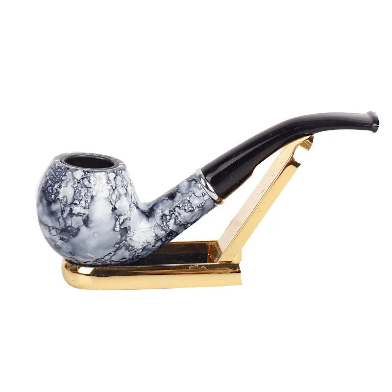 2019-New-Retro-Acrylic-Durable-Resin-Smoking-Pipe-Tobacco-Pipes-Cigar ...