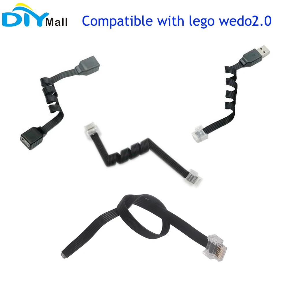 5Pcs-for-We-Do-2-0-MOC-PF-Motor-Servo-Extension-Cord-Crystal-Connector ...