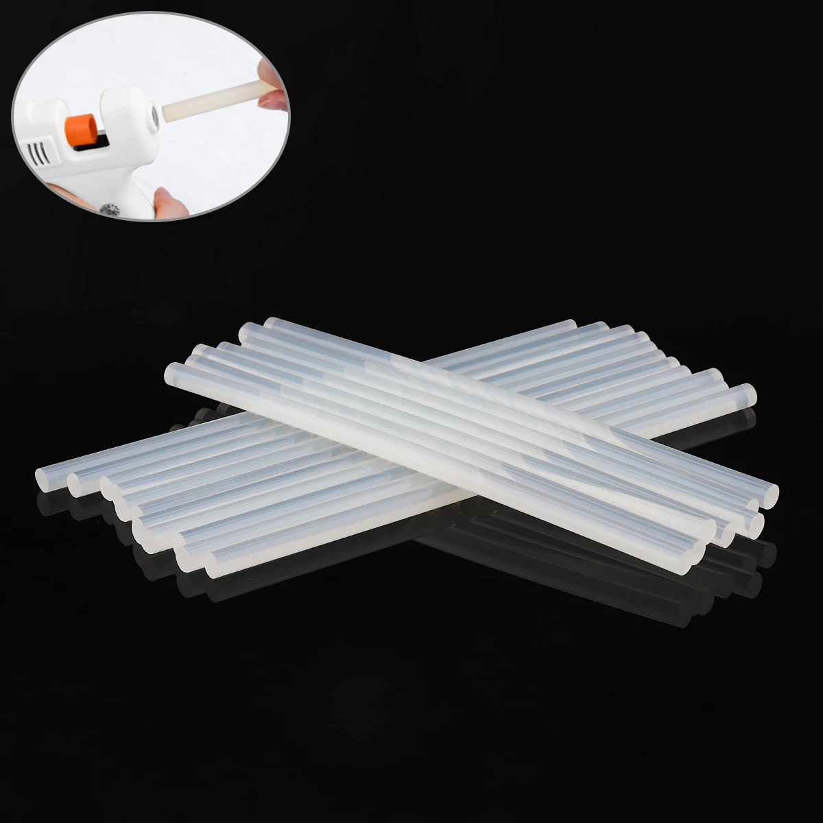 10-50pcs-7mm-11mm-Transparent-Hot-Melt-Glue-Sticks-Strong-Visco-Home ...