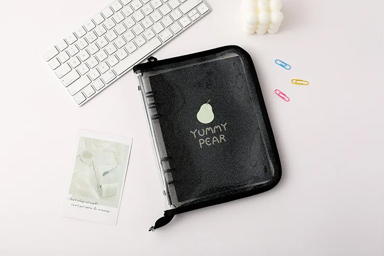 CAHIER,MKBB-A6--classeur mignon A5-A6 à fermeture éclair, carnet de ...