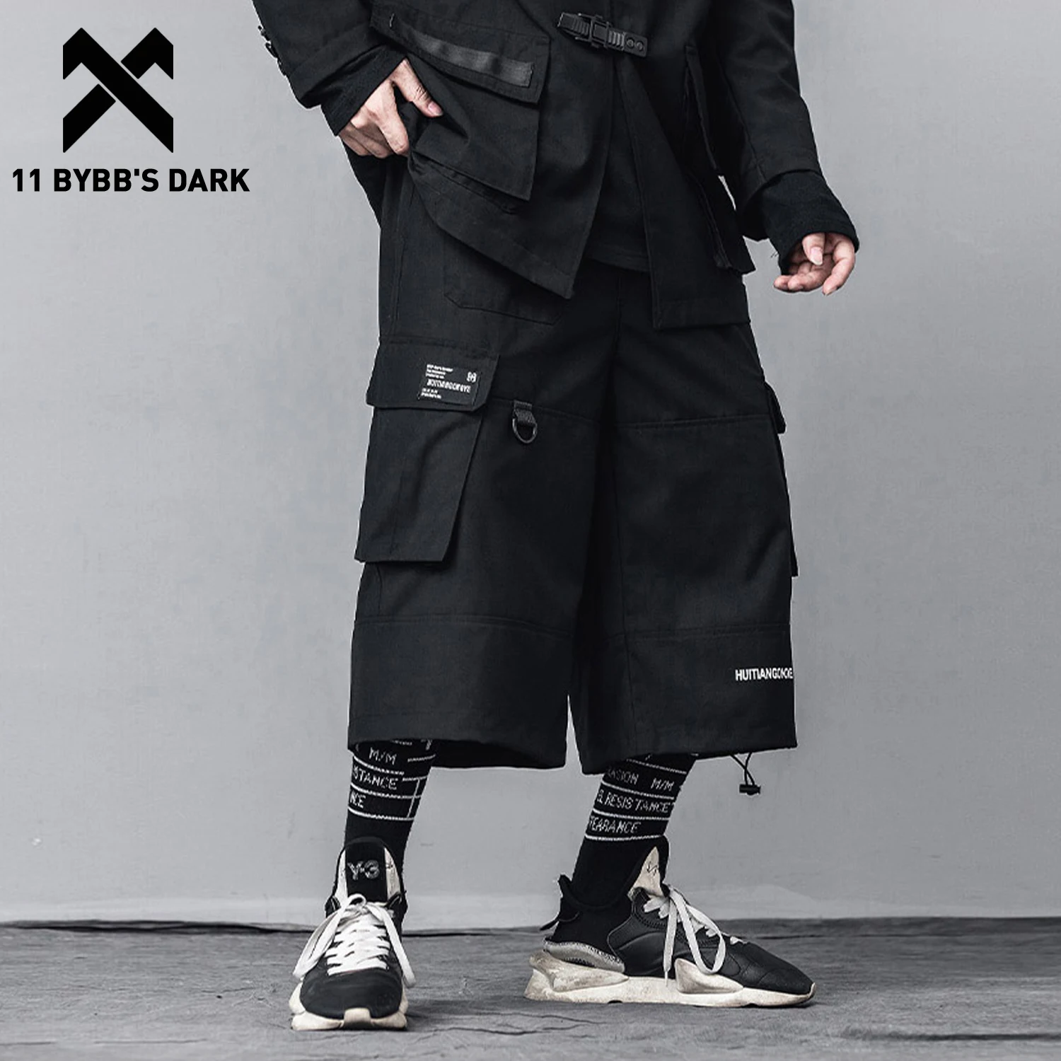 11 BYBB'S DARK Hip Hop Punk Loose Tactical Calf length Pants 2020 ...