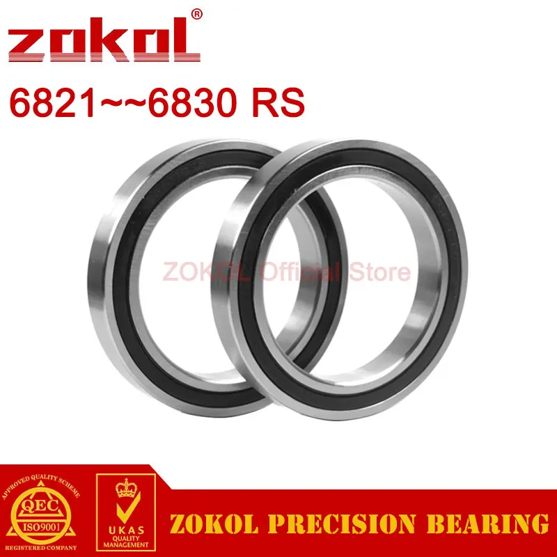ZOKOL-6821-6822-6823-6824-6826-6828-6830-2RS-Thin-Wall-Deep-Groove-Ball ...