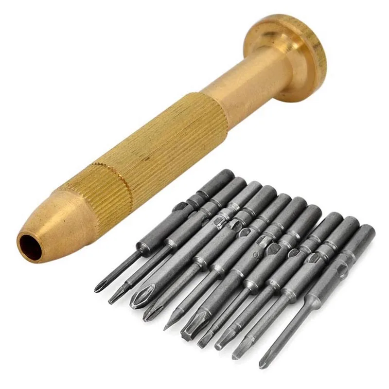 11-in-1 Copper Handle Screwdriver Set 1.5-5mm Phillips Slotted ...