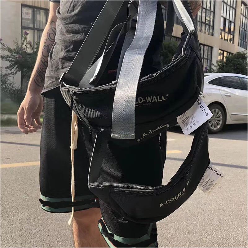 Sac banane,Sac de poitrine en toile de haute qualité pour hommes et ...