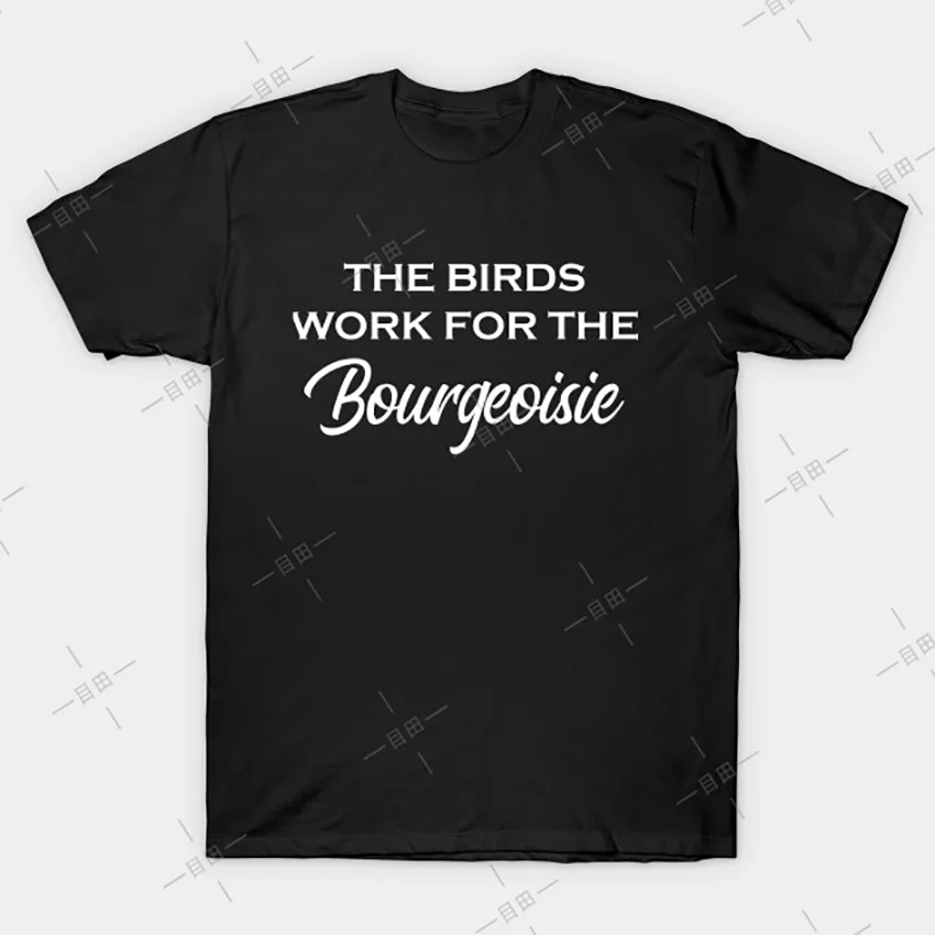 The Birds work for the Bourgeoisie meme T shirt Bourgeoisie tee funny ...