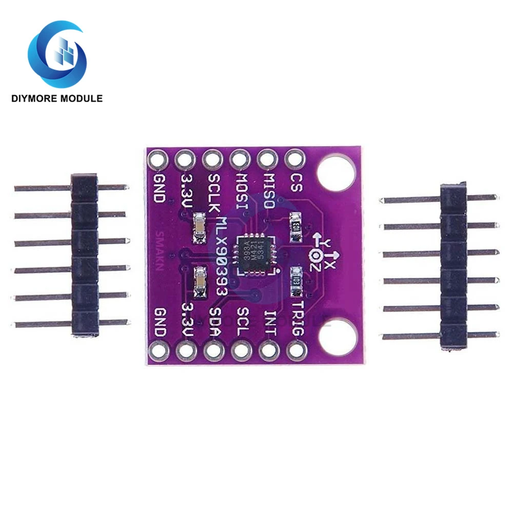 Mlx90393 Cjmcu-90393 Digital 3d Hall Sensor Module Displacement Angle Rotate 3d Position Sensor ...