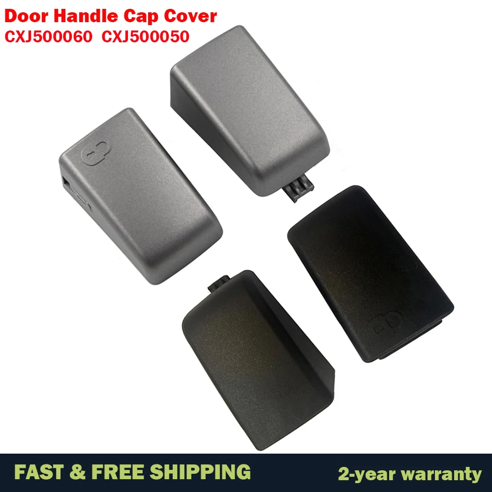 프론트 좌측 블랙/그레이 도어 핸들 캡 커버 CXJ500060 CXJ500050 랜드 로버 프리랜더 2 디스커버리 4 디스커버리 ...