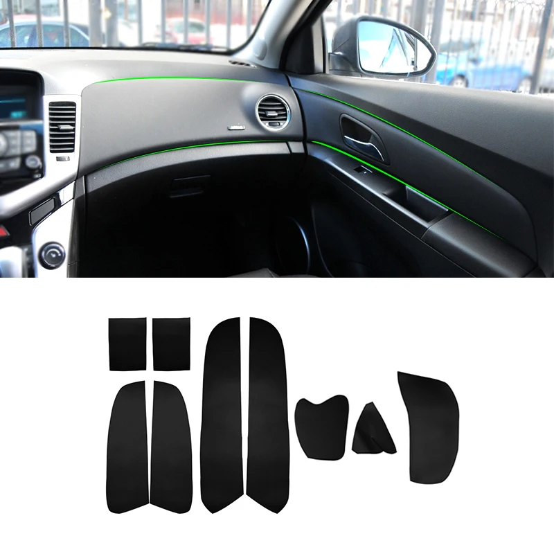 For-Chevrolet-Classic-Cruze-2009-2015-Microfiber-Leather-Interior-Door ...