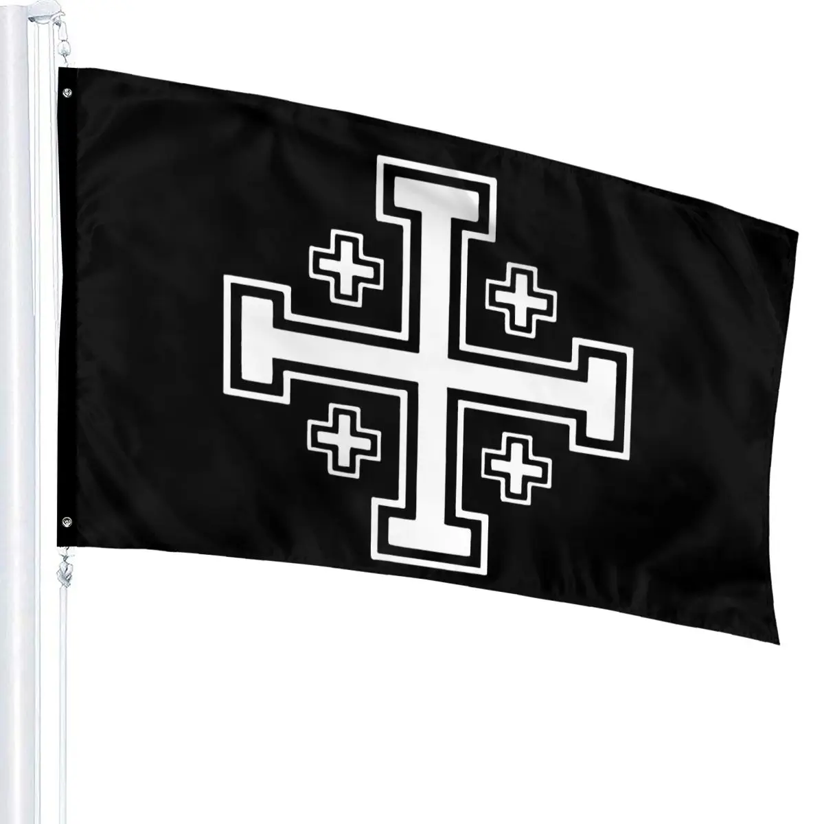 Christian Crusader Flag | Christian Crusade Flag | Crusade Jerusalem ...