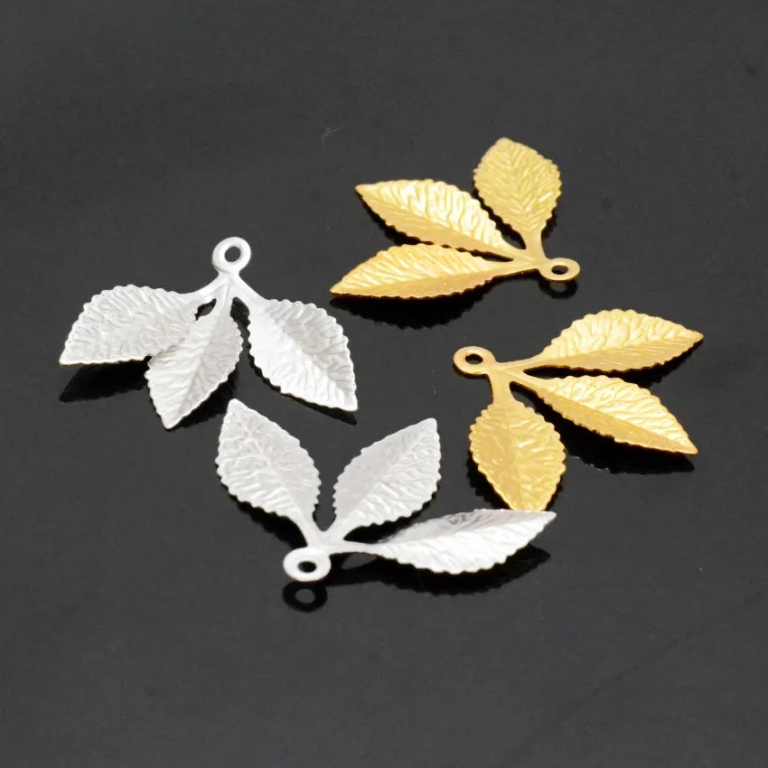 Filigrana-Folhas-Metal-Artesanato-Decora-o-DIY-Descobertas-2-3X3-0cm-2 ...