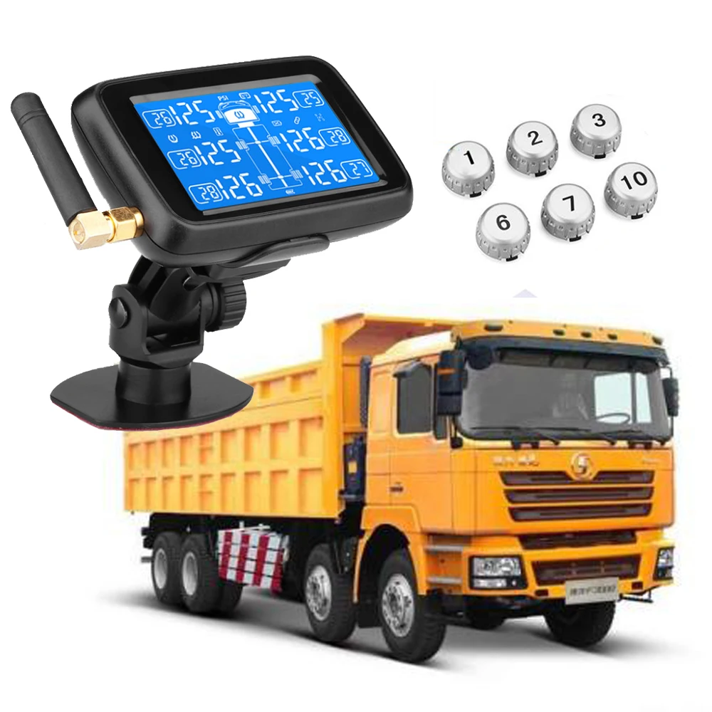 Universal-Truck-BUS-Wireless-TPMS-Tire-Pressure-Monitoring-System-Color ...