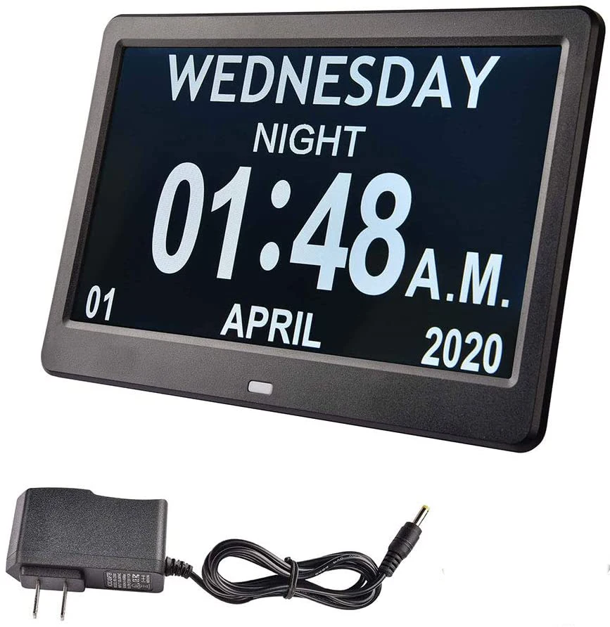 Digital Day Date Time Clocks Dementia Clock for Seniors 10 Inch ...
