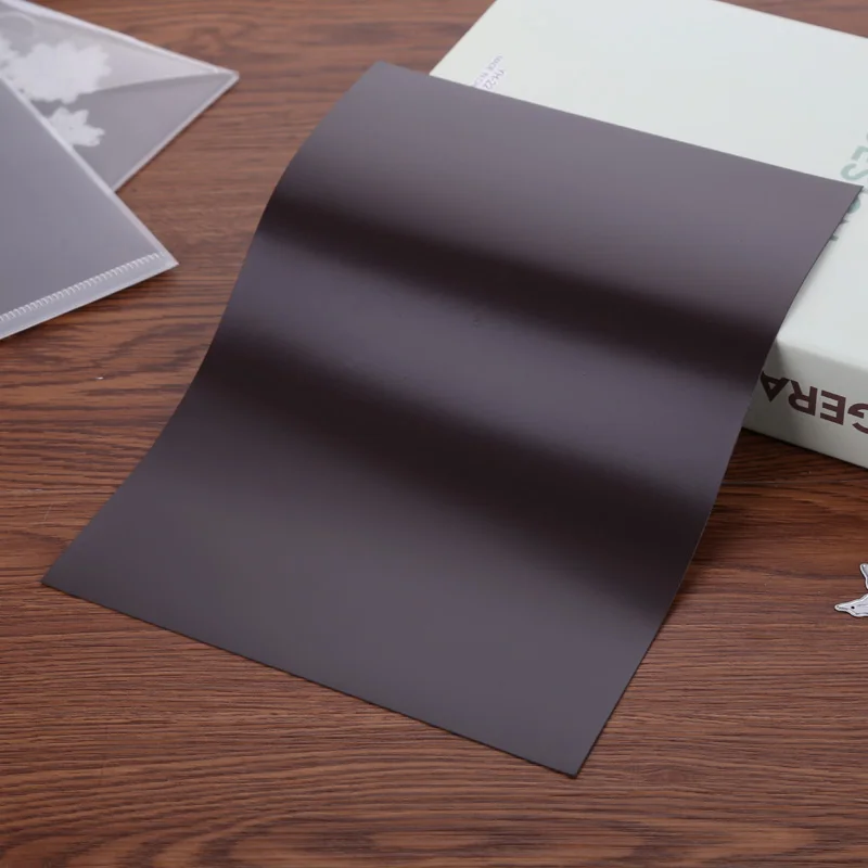 10pcs 9.3x6.8inch Rubber Magnet Sheet Sticker Black Magnetic Mats for ...