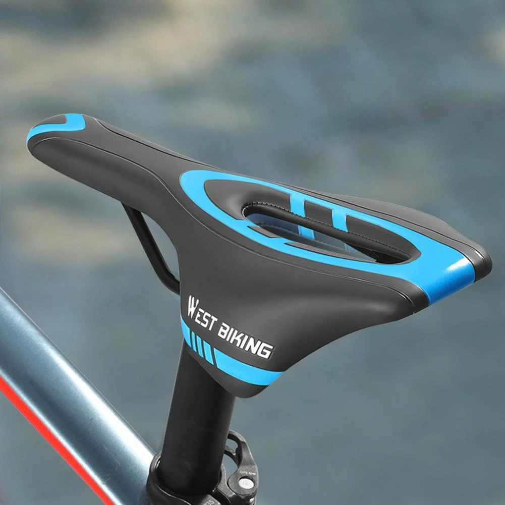 Bicycle Saddle Seat Road Steel Rails Mountain Bike Cushion For Men Skid ...