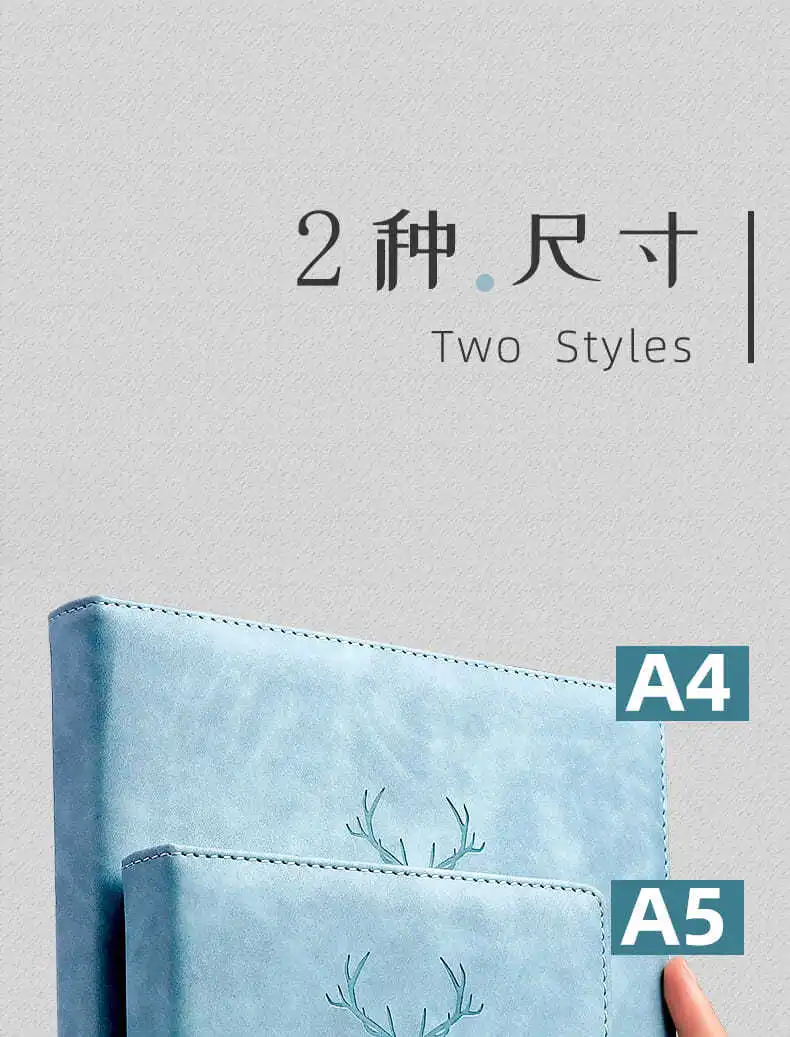 CAHIER,Dark orange brown A4--Carnet de notes A4 très épais, bloc notes ...