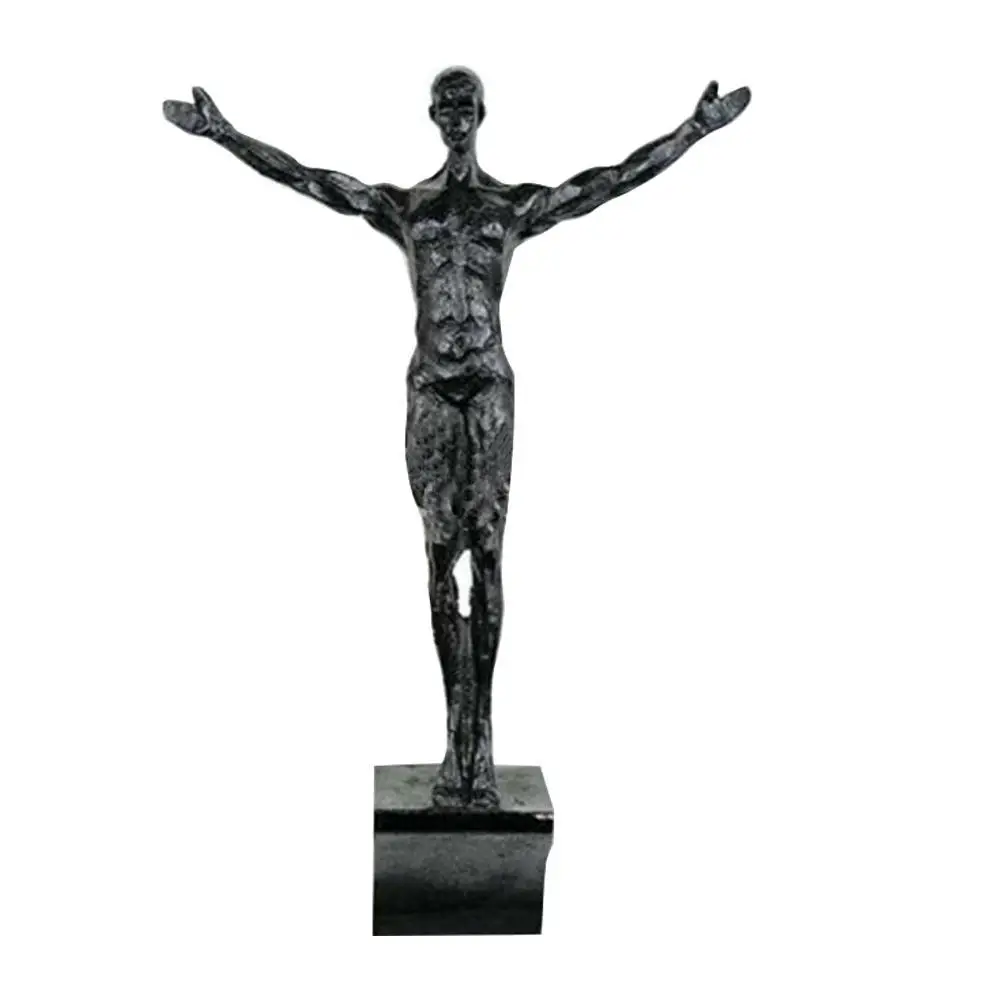 STATUETTE,F-China--Décoration murale en résine créative pour homme ...