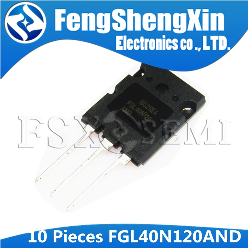 10pcs/lot Fgl40n120and 40a/1200v 40n120 Fgl40n120 To-3pl Fgl40n120andtu ...