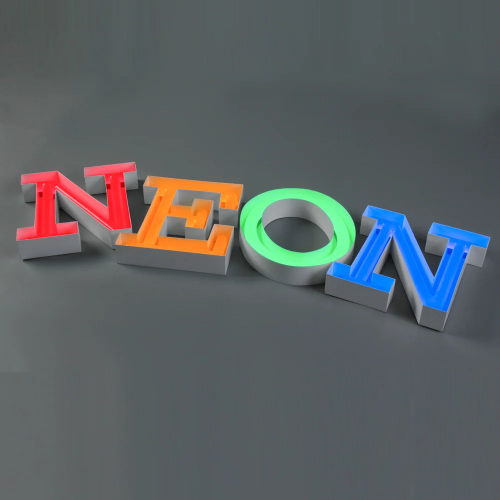 Letras originais pmma + sus para recepção de letras, letras em neon ...