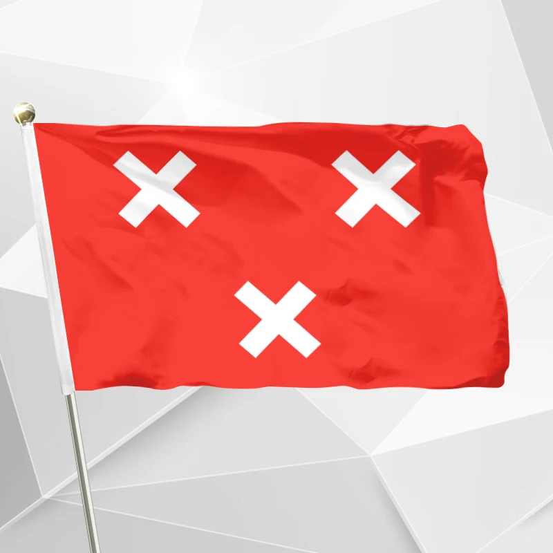 Netherlands Breda Flag 90x150cm 3x5ft 120g 100D Polyester Double ...