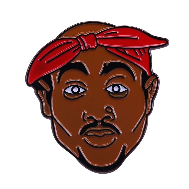 Tupac Bandana Drawing