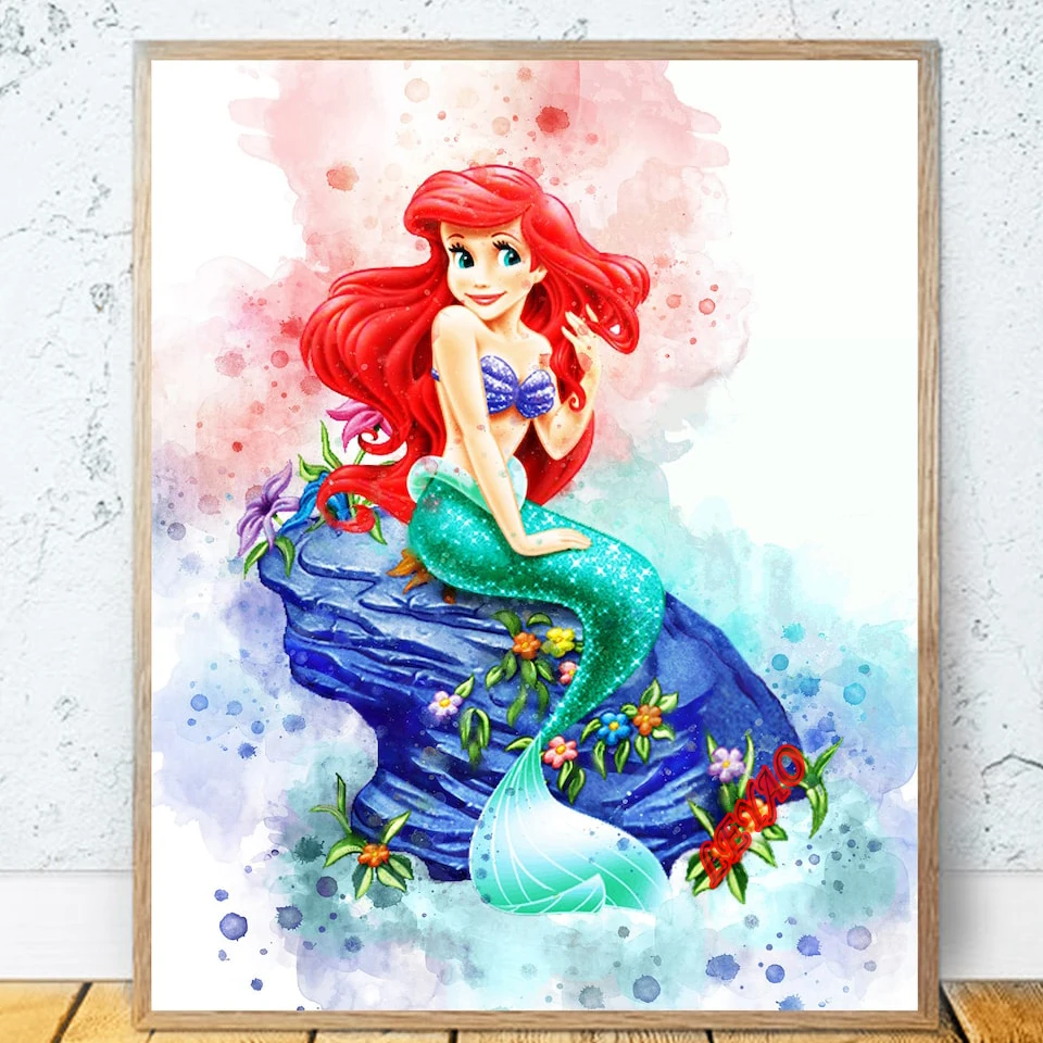 Ariel The Little Mermaid Painting