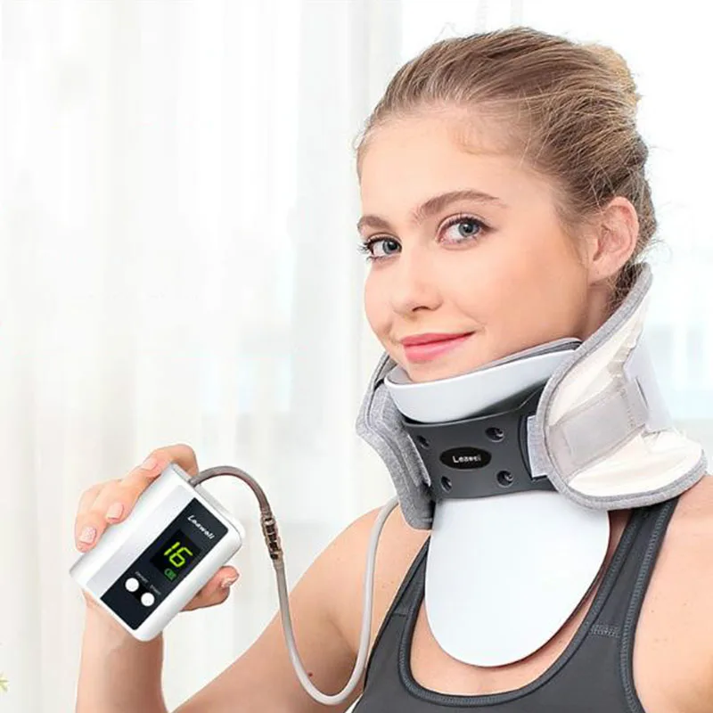 Electric-neck-cervical-traction-device-adjustable-inflatable-collar ...
