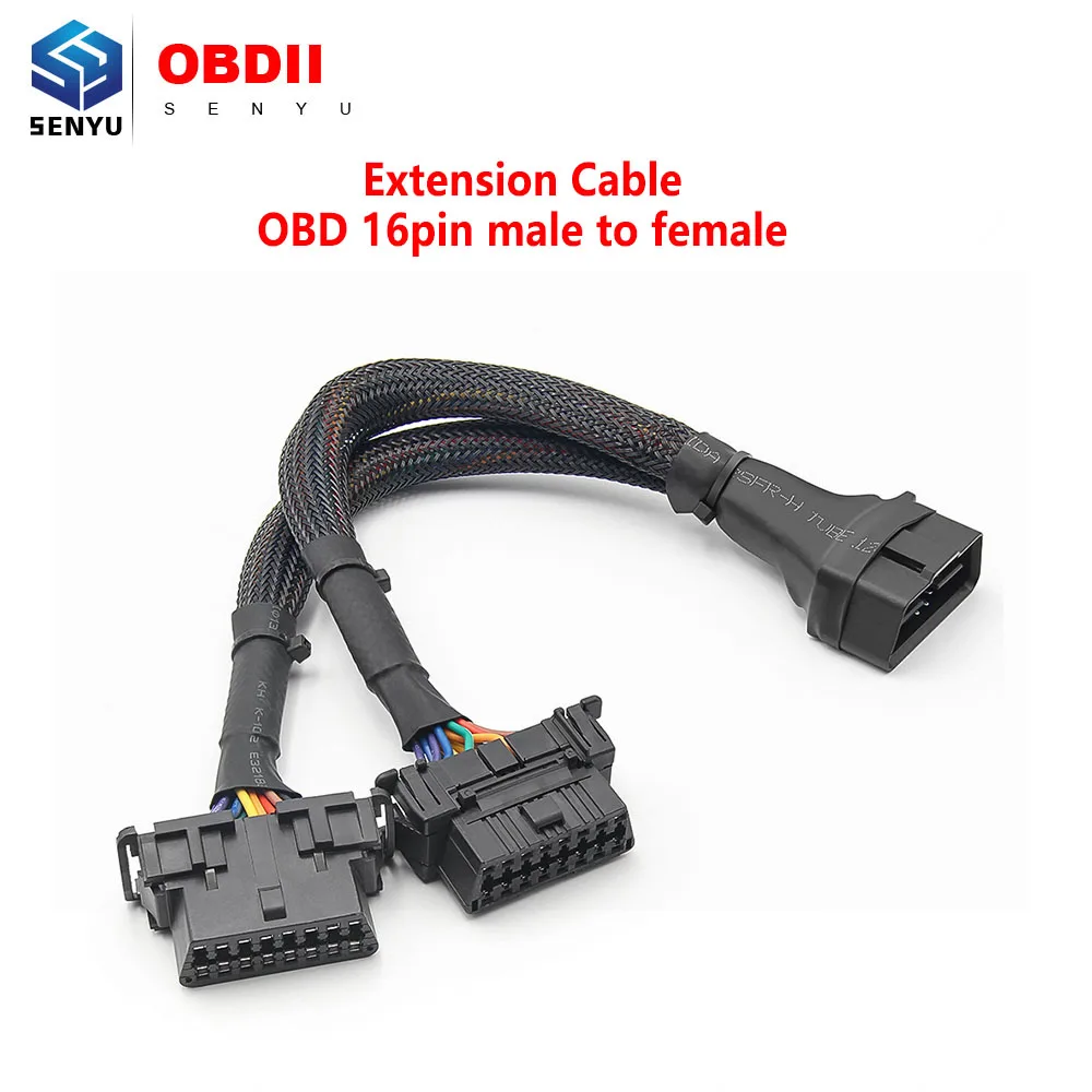 High Quality Obd2 Extension Cable Obd 16pin Male To Female For Elm 327 ...