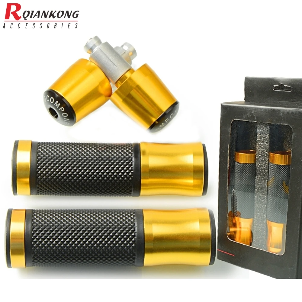 Universal Motorcycle Handlebar Handle Grip Hand Bar End For Yamaha Fz6 ...