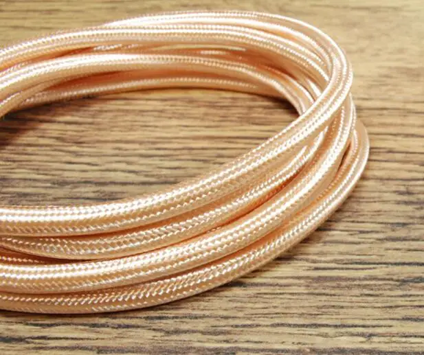 Candy Color 10M/lot 0.75mm Vintage Fabric Electrical Cable Retro ...