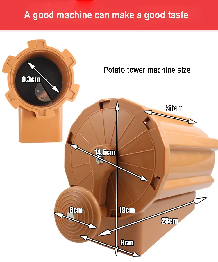 Manual Twist Spiral Potato Cutter Whirlwind Potatoes French Fries ...