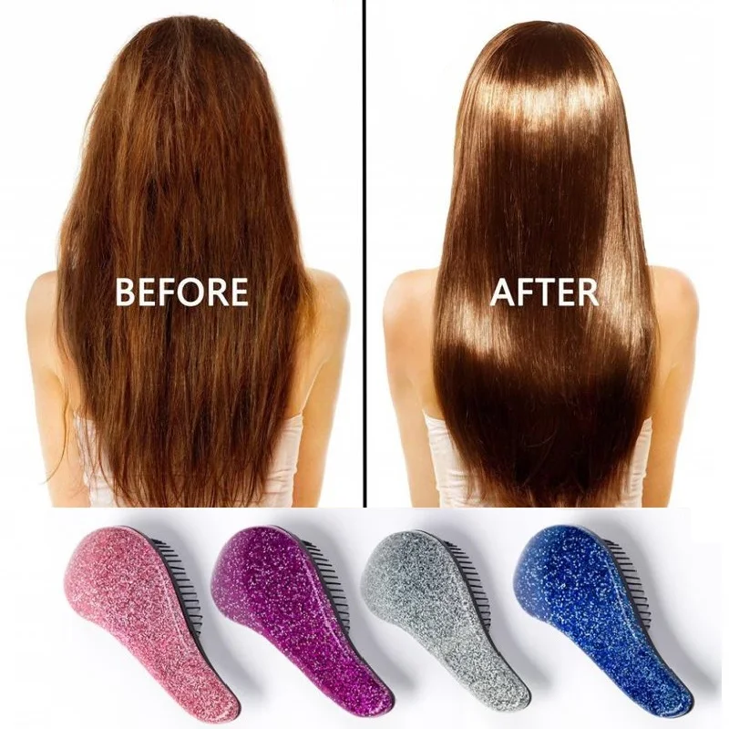 1pc Pro Comb Anti-static Hair Brush Shower Massage Head Brush Magic ...