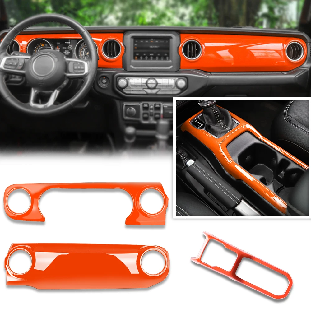 Interior-Refit-Kit-For-Jeep-Wrangler-JL-2018-2019-2020-Air-AC-Speaker ...
