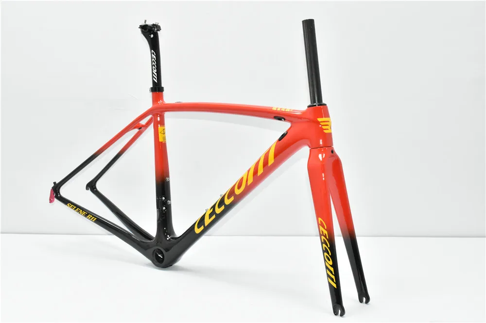 Ceccotti-Carbon-Road-Bike-Frame-Ciclismo-Bicicleta-Frameset-900g-Di2 ...