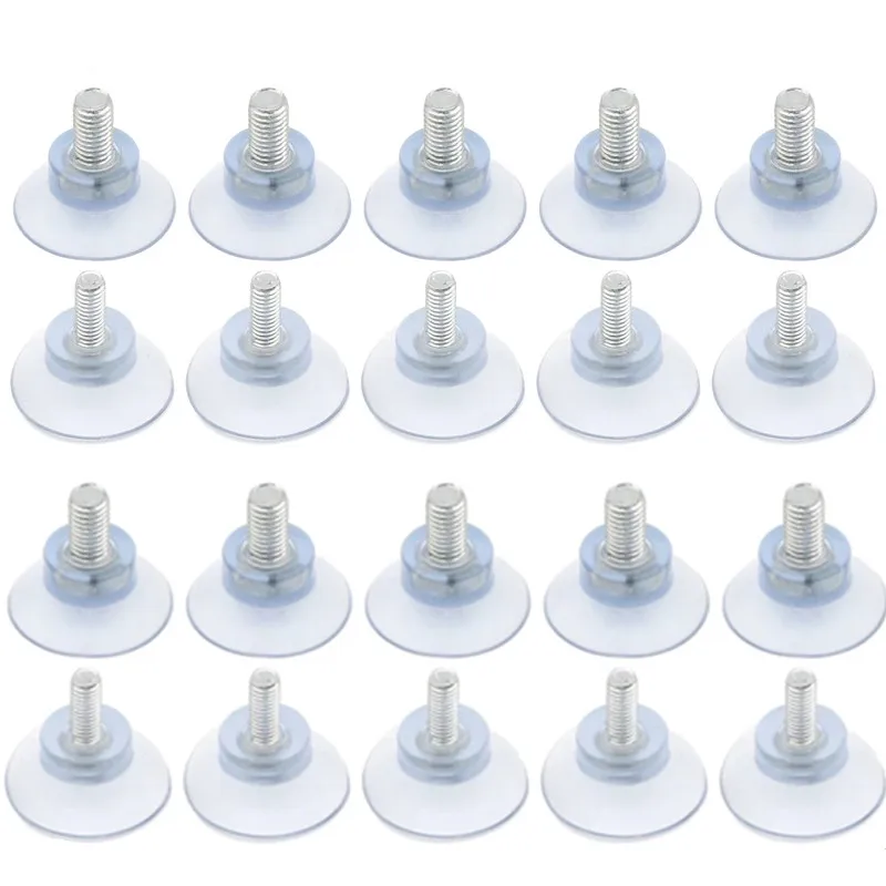10pcs M6/M8 Screw Rubber Suction Cup with Screw Plastic Sucker Pad ...