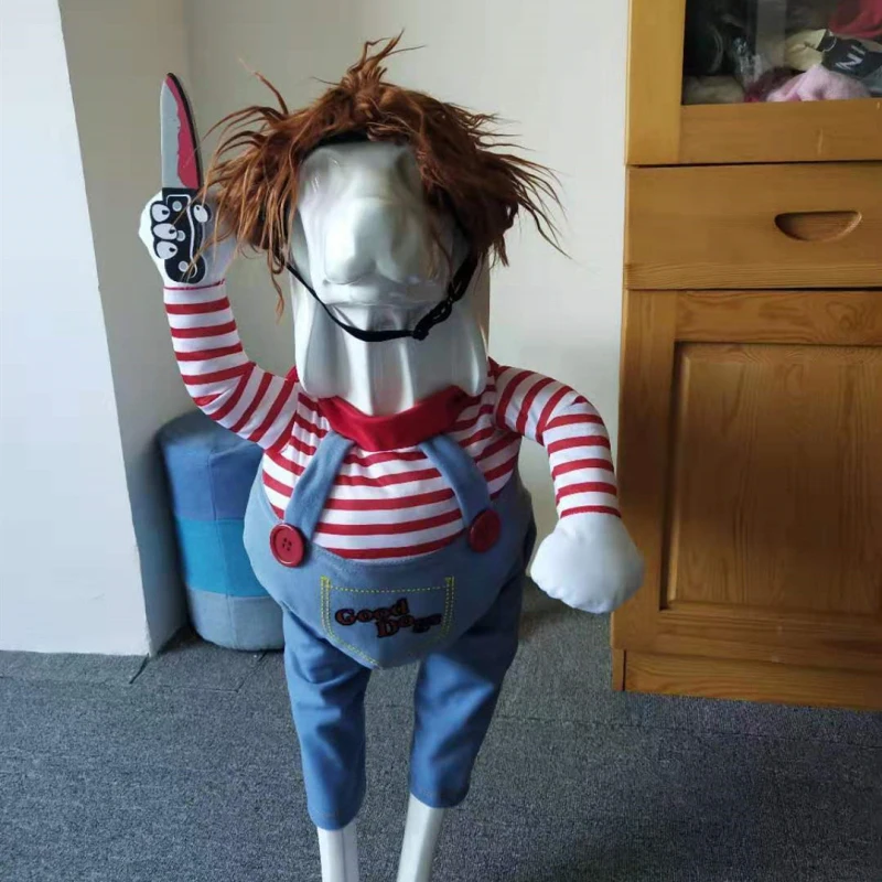 Забавная Одежда для собак, Зимняя Одежда для питомцев на Хэллоуин ...