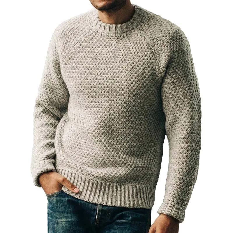 Plus-size-3XL-Oversized-Sweater-Men-2021-Casual-Solid-O-Neck-Knitted ...