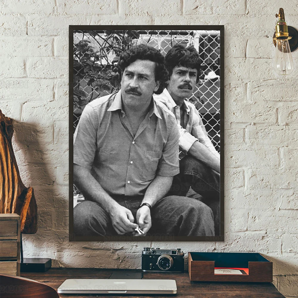 Legend Pablo Escobar Poster Colombian Drug Lord Escobar Canvas Painting ...
