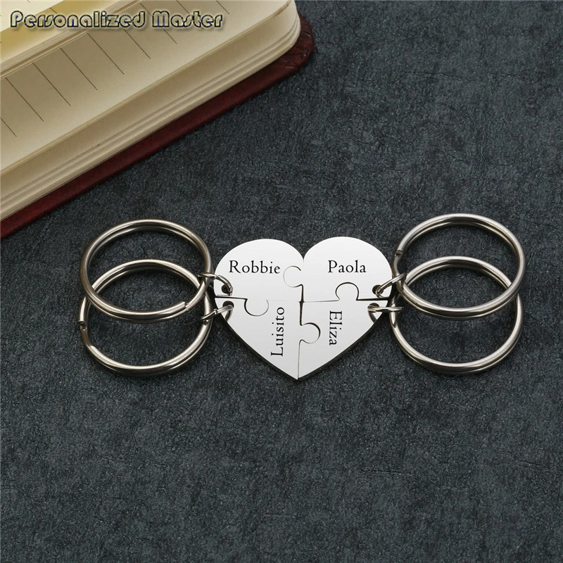 Personalized Master Keychains | Custom Keychain Puzzle Piece ...