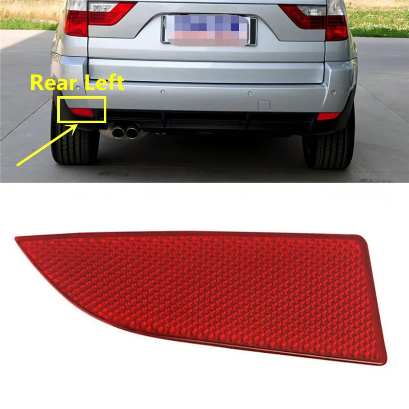 Oem # 63147162217 Rear Driver Left Reflector Bumper Cover Red Garnish ...