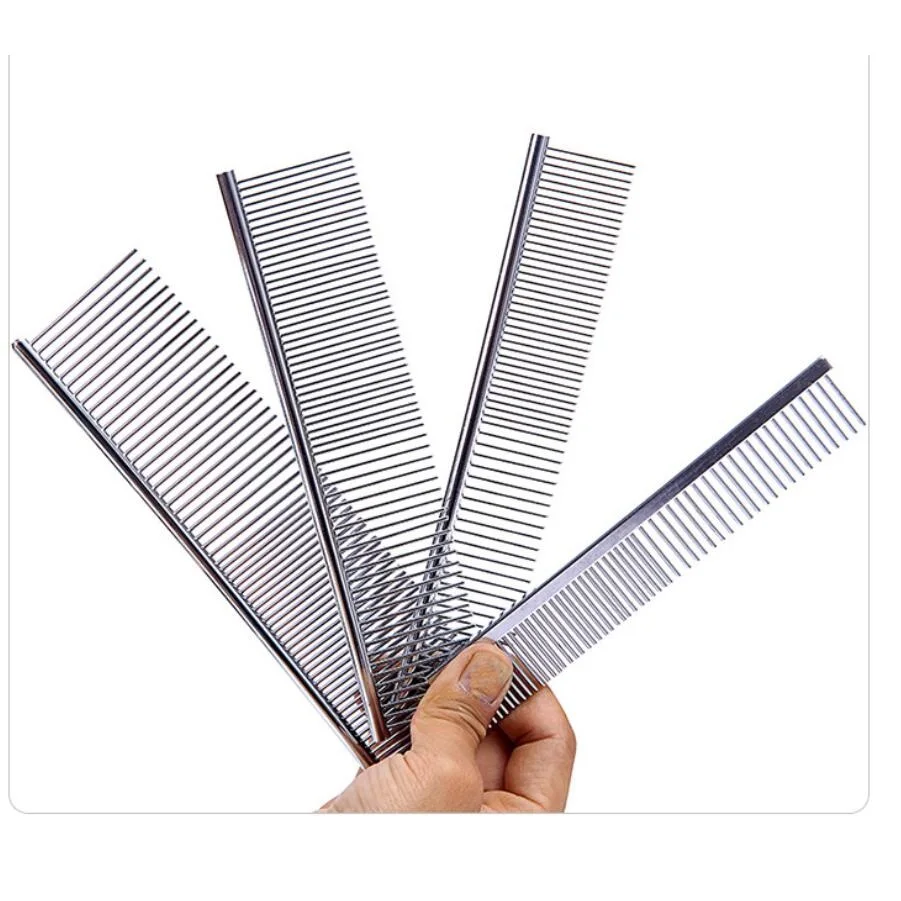 10pc-lot-Metal-Comb-for-Dogs-Stainless-Steel-Pet-Dog-Cat-Pin-Comb-Hair ...