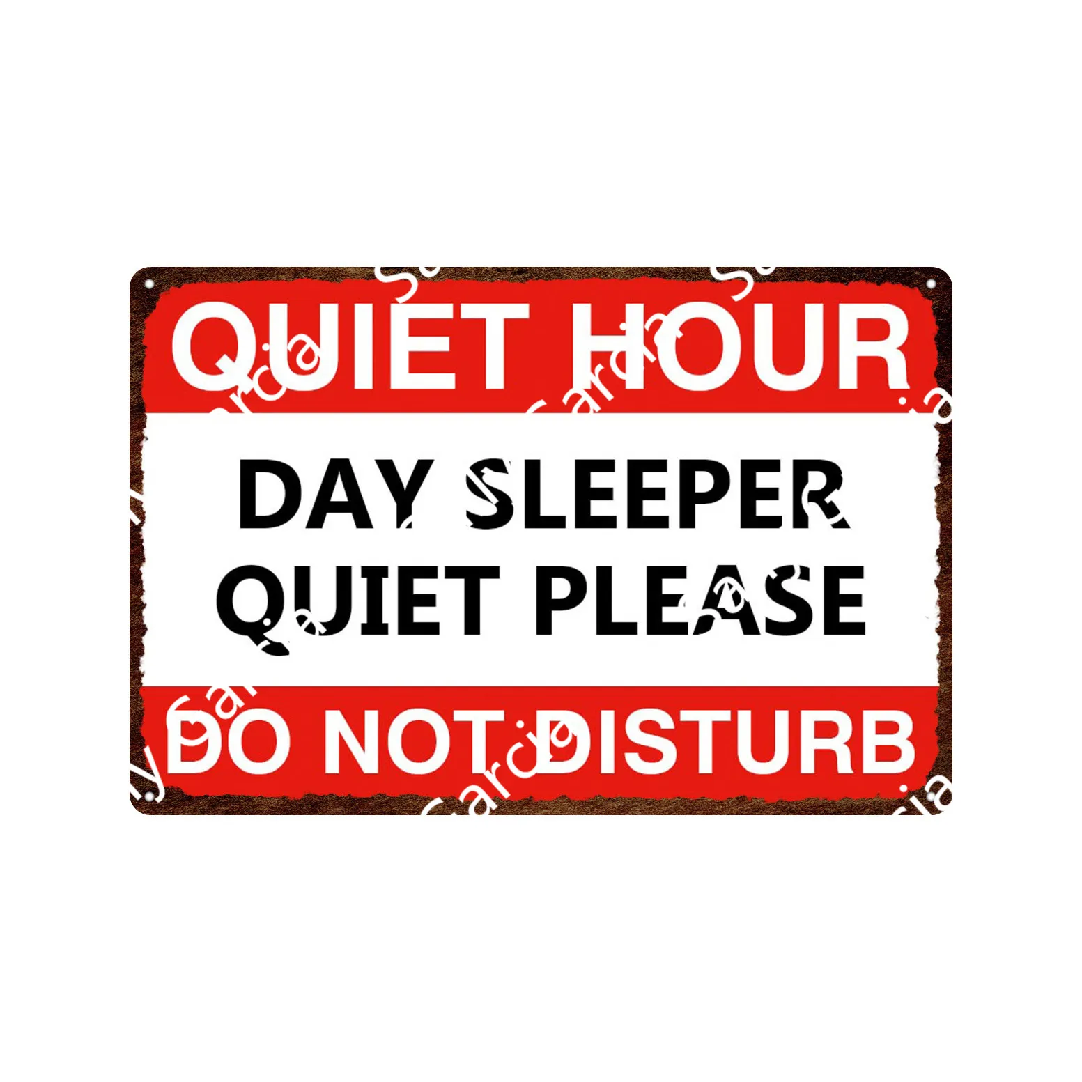 Quiet Hours Sign