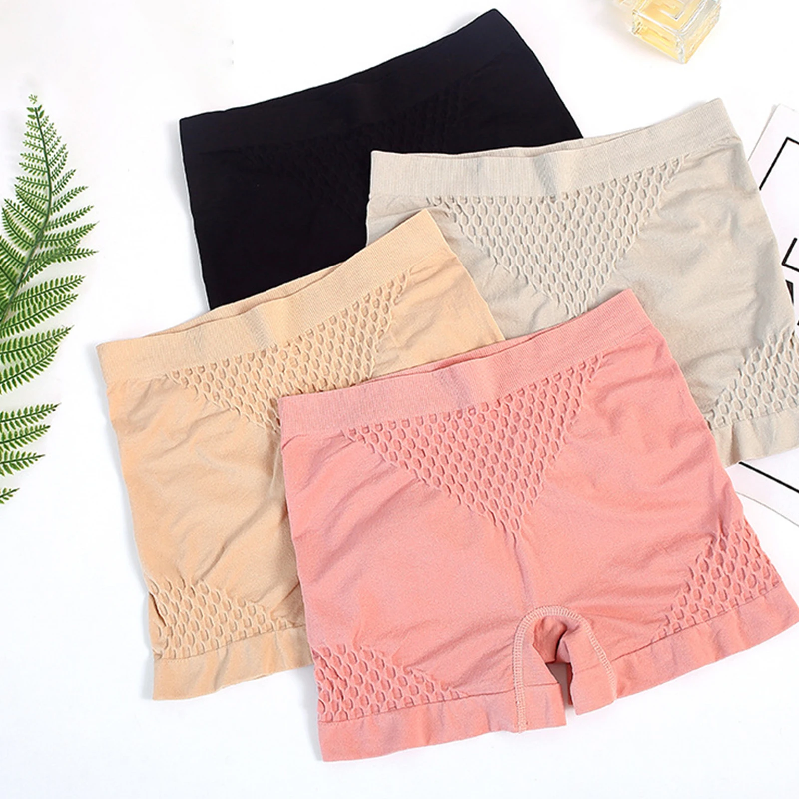 Sous-vêtement,Short de sécurité sans couture pour femmes,sous-vêtement moulant,Ultra-mince ...