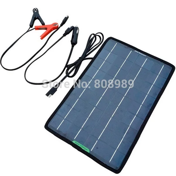 10W 18V Solar Panel Portable Solar Panel Multi Purpose For 12V Battery ...