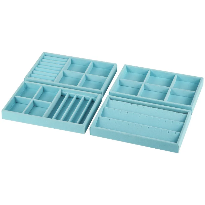 Velvet Jewelry Display Organizer Box Luxury Blue Fashion Casket For velvet-jewelry-display-organizer-box-luxury-blue-fashion-casket-for