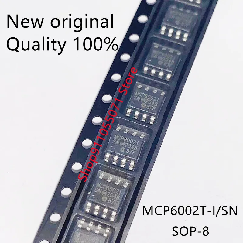 10 unids/lote MCP6002T I/SN MCP6002 SOP8 Original, en Stock|Circuitos integrados| - AliExpress