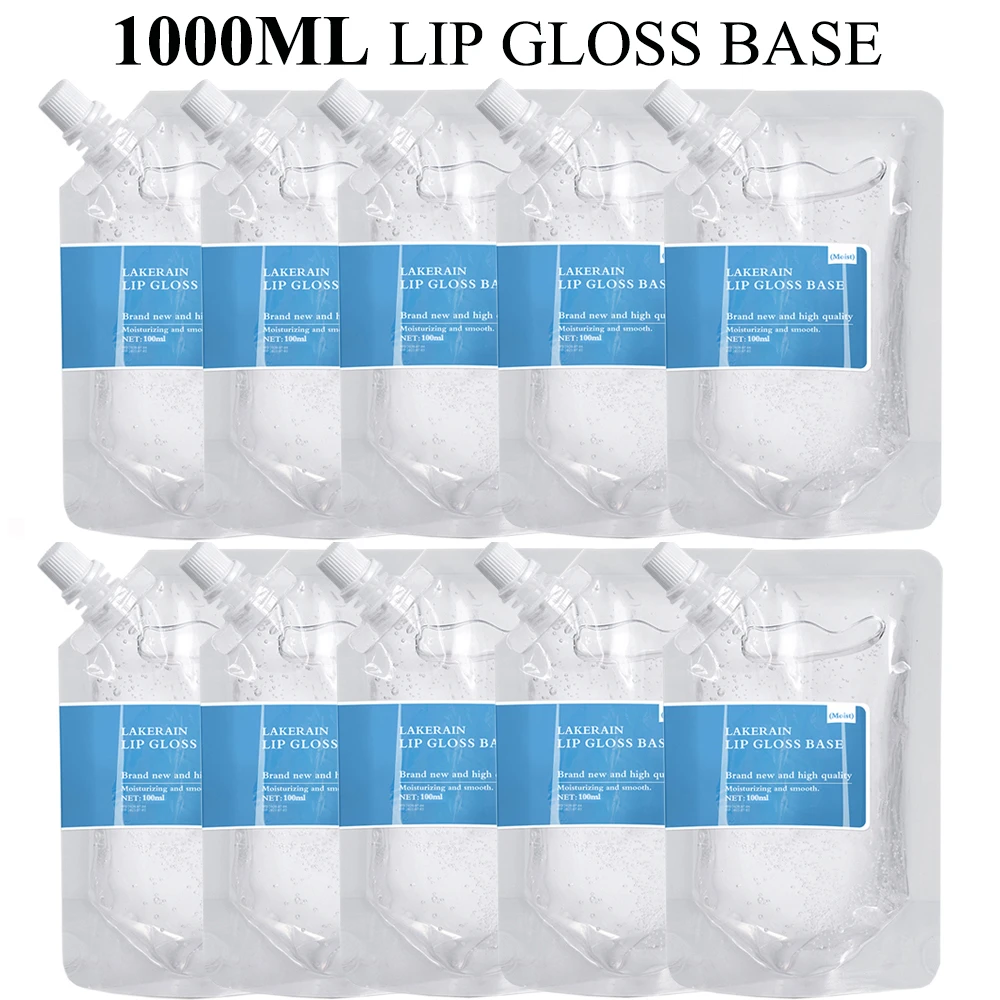 1000ml Clear Lip Gloss Base Gel In Bulk Diy Moisturizing Lipstick ...