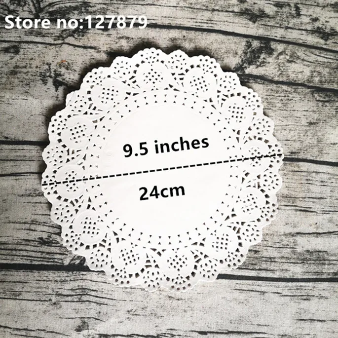11.5inches 29cm-ROUND-Napperon Vintage en dentelle, napperon rond en ...