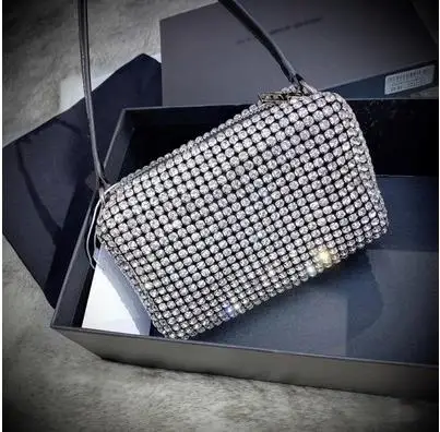2021 Rhinestone Bag Biling Flashing Diamond Full Mini Bags New Luxury ...