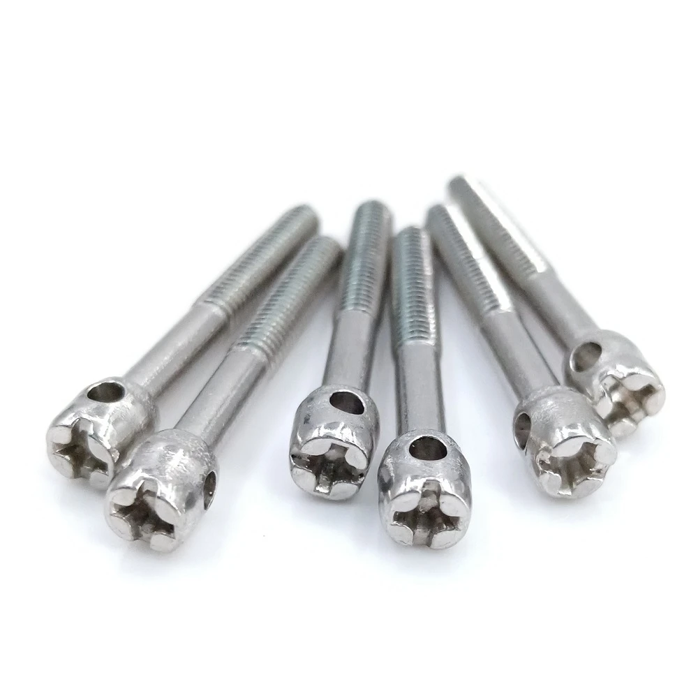 20pcs M3 M4 Stainless Steel Lead Sealing Screw With Hole For Electric ...